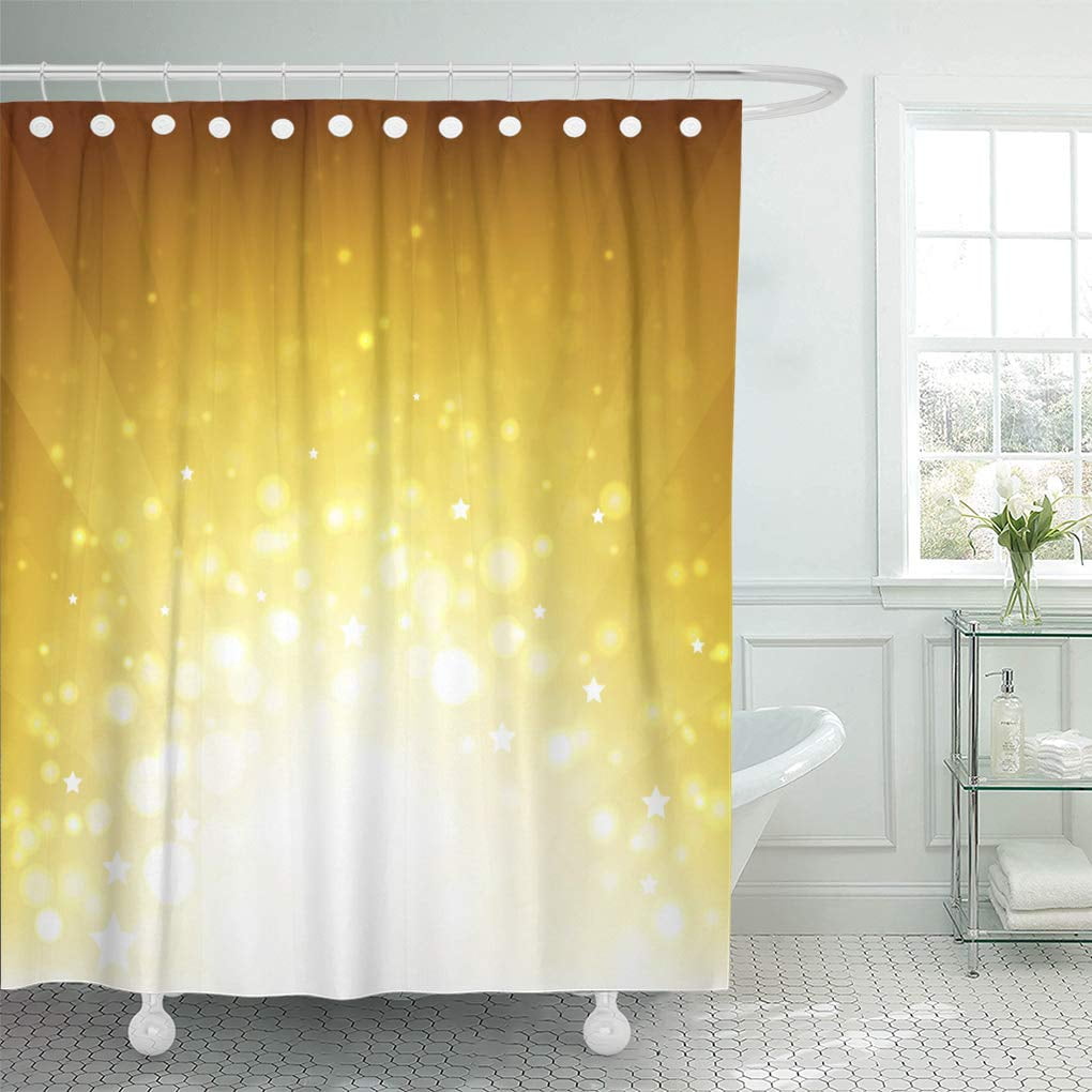 KSADK Brown Burst Golden with Sunburst and Stars Yellow Gold Shower ...