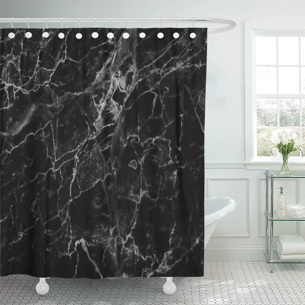 KSADK Gray Wall Black Marble Patterned White Stone Granite Luxury Floor ...