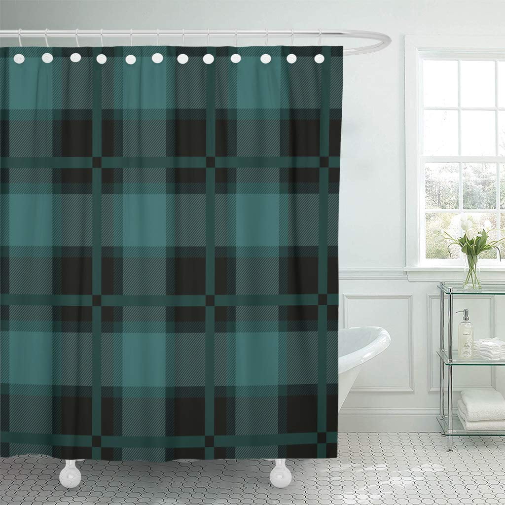 KSADK Green Abstract Tartan Plaid Pattern Black Check Checker Checkered ...