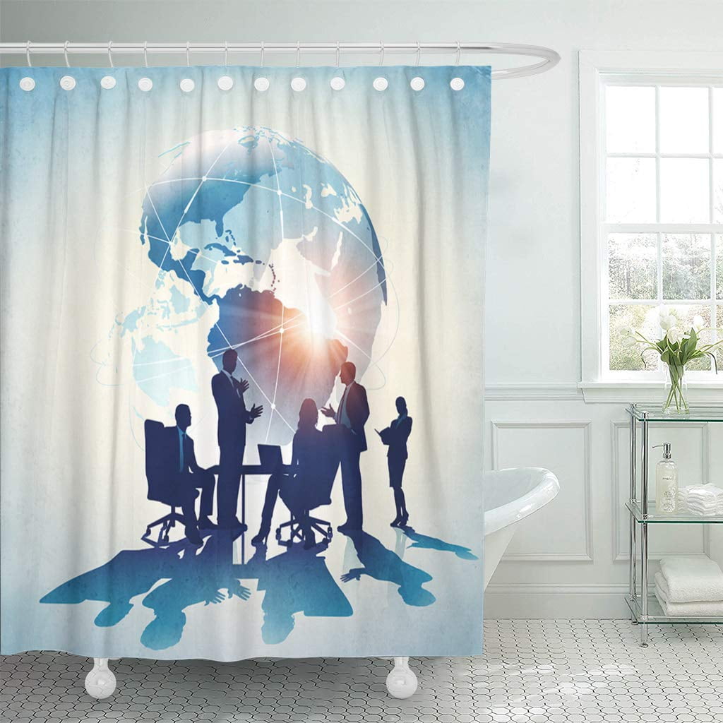 KSADK Leadership Global Skill People Communication Silhouette Globe ...