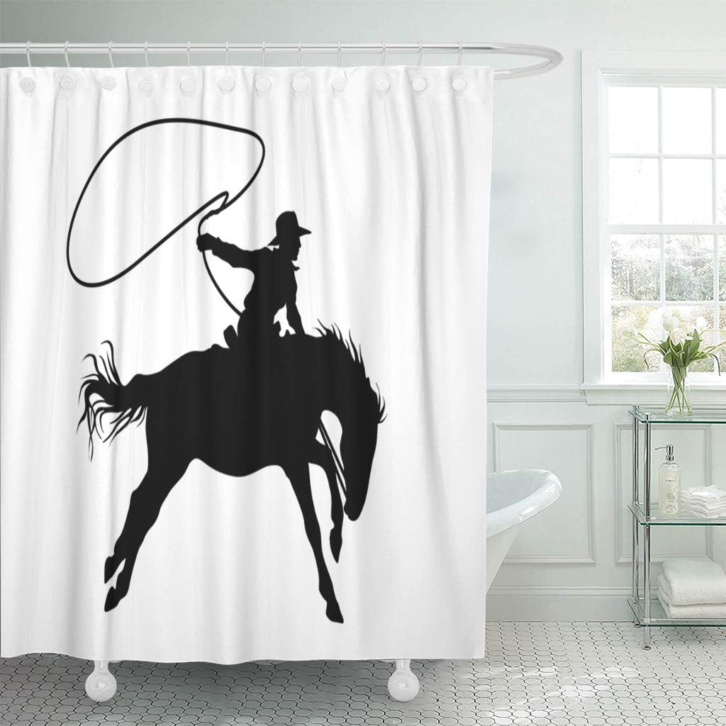 KSADK Orange Lasso Cowboy Horse Rope Rodeo Silhouette Western Line Wild ...