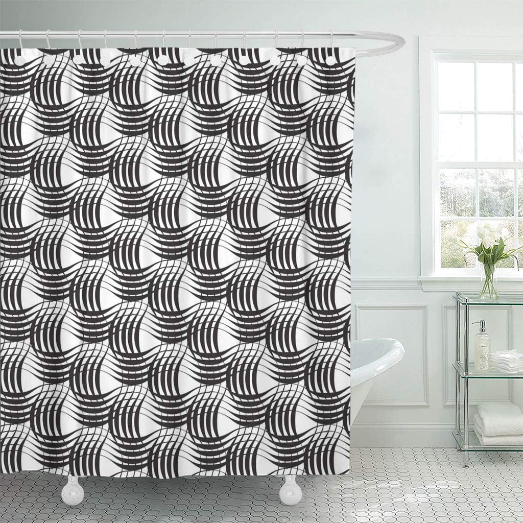 KSADK Quatrefoil Black and White Pattern Abstract Check Checker ...