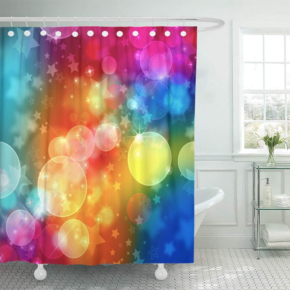 KSADK Red Bright Beautiful Abstract of Colors Holiday Lights Blue Fun ...