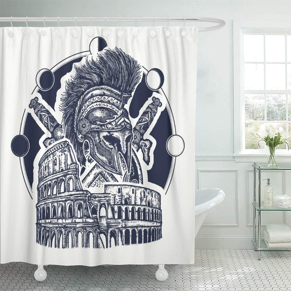 Crossed Roman Swords