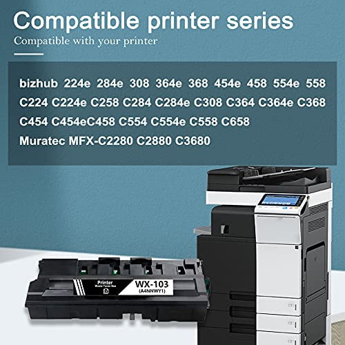 KSB 1 Pack WX-103 A4NNWY1 Compatible Waste Toner Box Replacement Konica Minolta bizhub 284e 364e ...