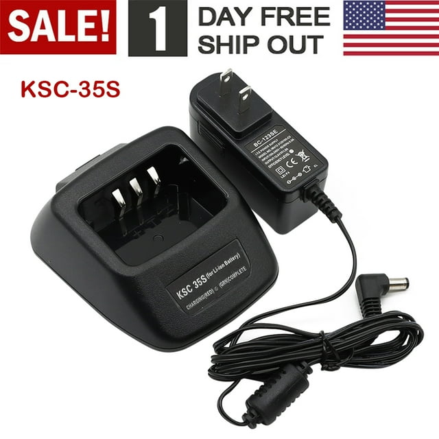 KSC-35S Rapid Charger Set For KENWOOD TK2312 TK3312 TK2400 TK2402 TK3402 Radio - Walmart.com