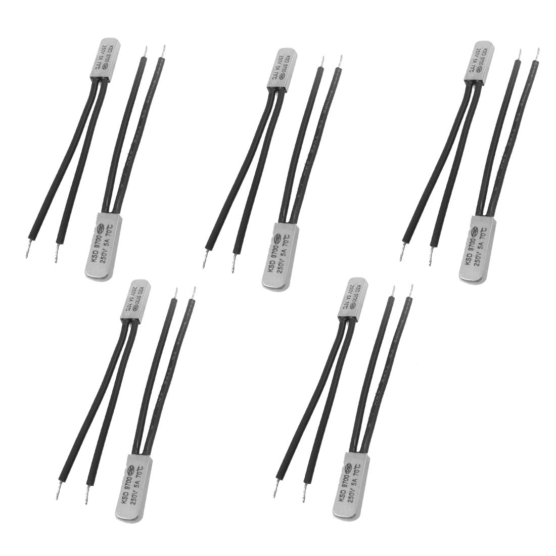 KSD9700 70 Celsius Bimetal Temperature Control Switch Normal Close NC ...