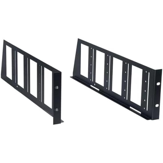 KSE3X Knockdown Rack Shelf Ears, 3U x 18 Inches Deep, 1 Pair; for 18 ...