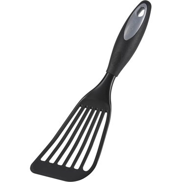 HIC Non-Stick Angled Fish Turner Slotted Spatula, Silicone with ...