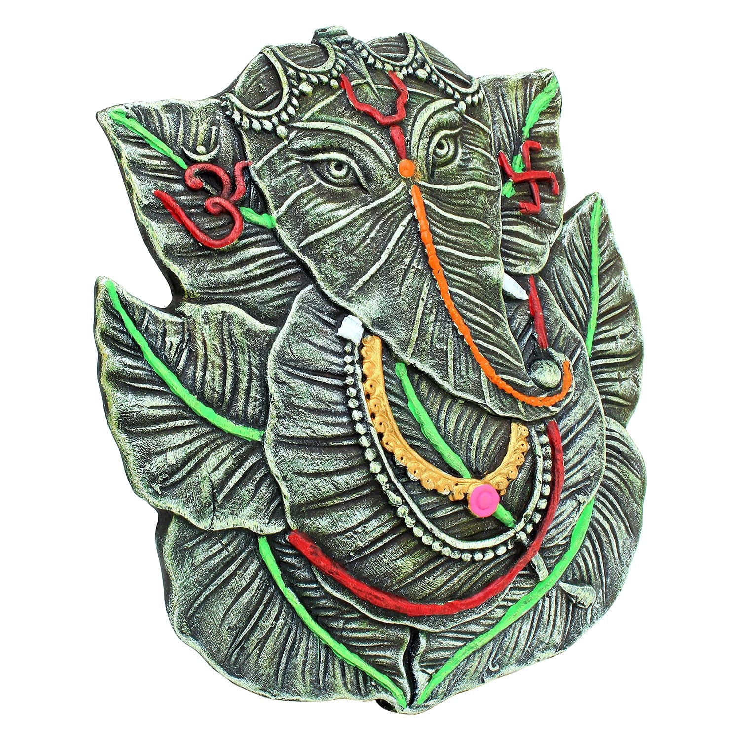 KSI Beautifully crafted Ganesha sculpture features leaf design ...