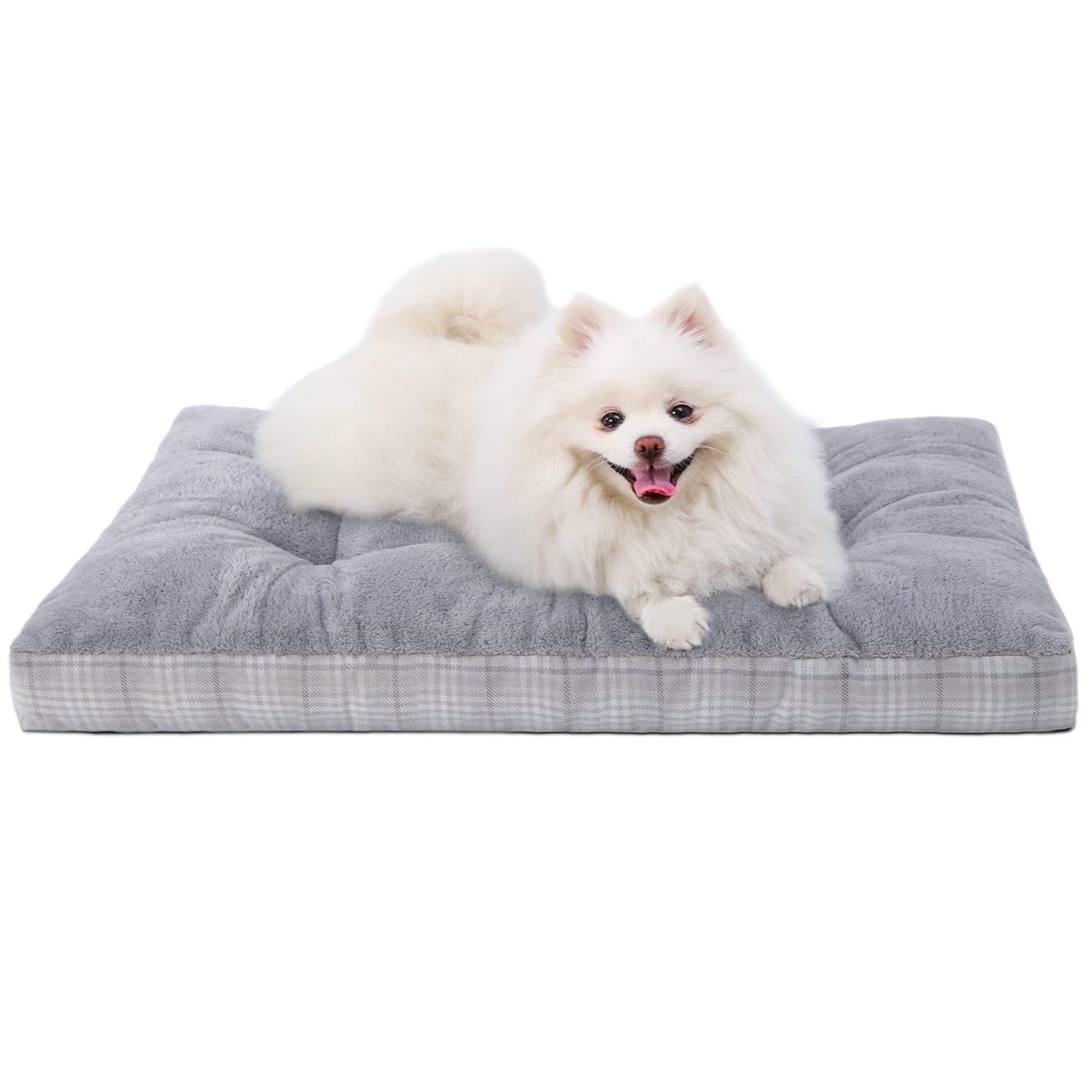 KSIIA 23in Washable Dog Bed for Small Dogs with Anti-Slip Bottom ...
