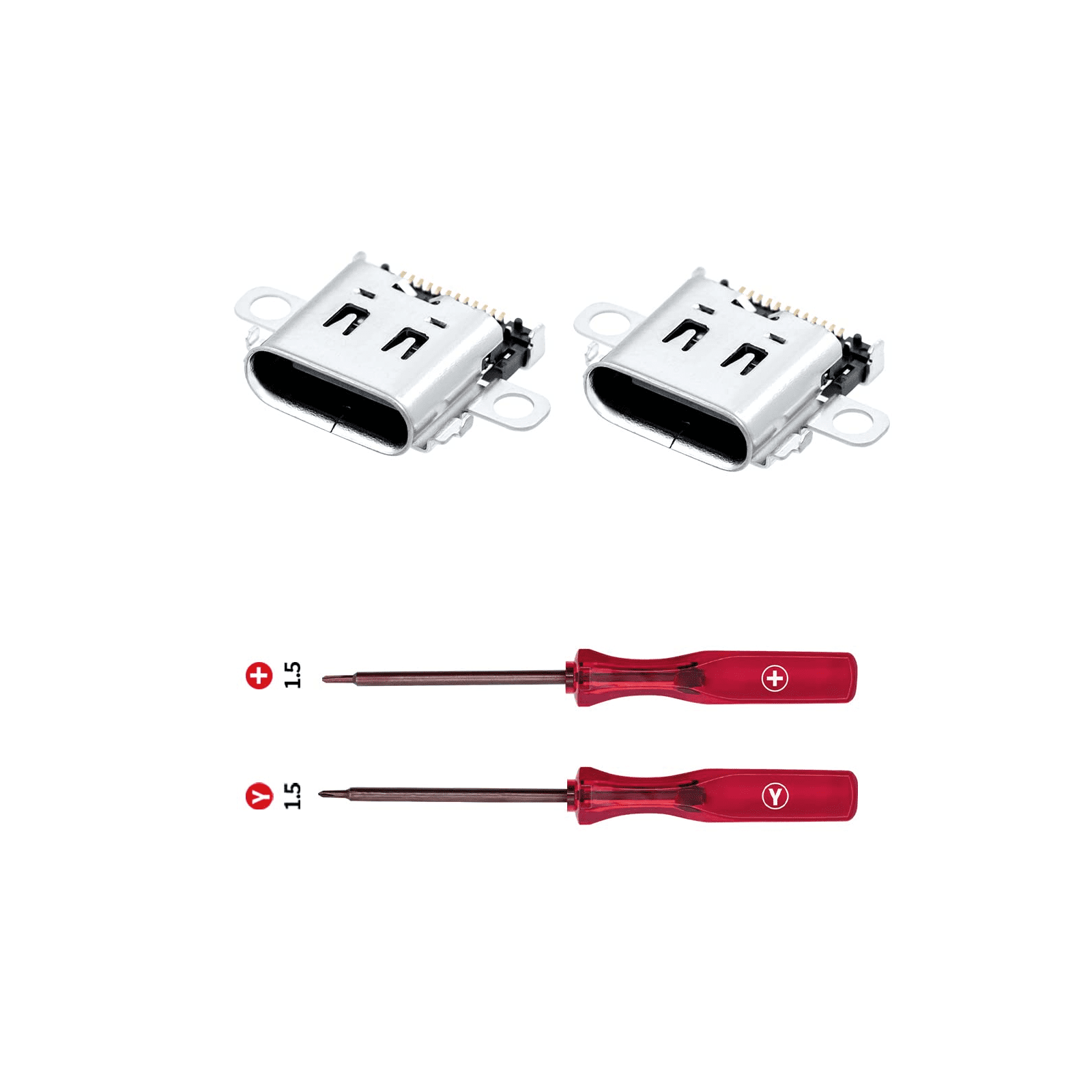 KSIN LEUE 2 Pack Replacement Type C Port for Nintendo Switch, USB C ...