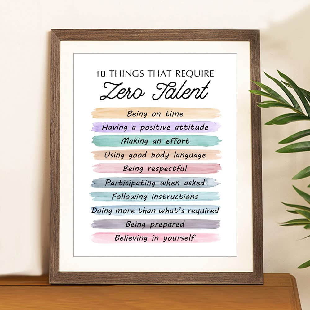 KSIW-10 Things That Require Zero Talent Quote, Being On Time, Effort ...