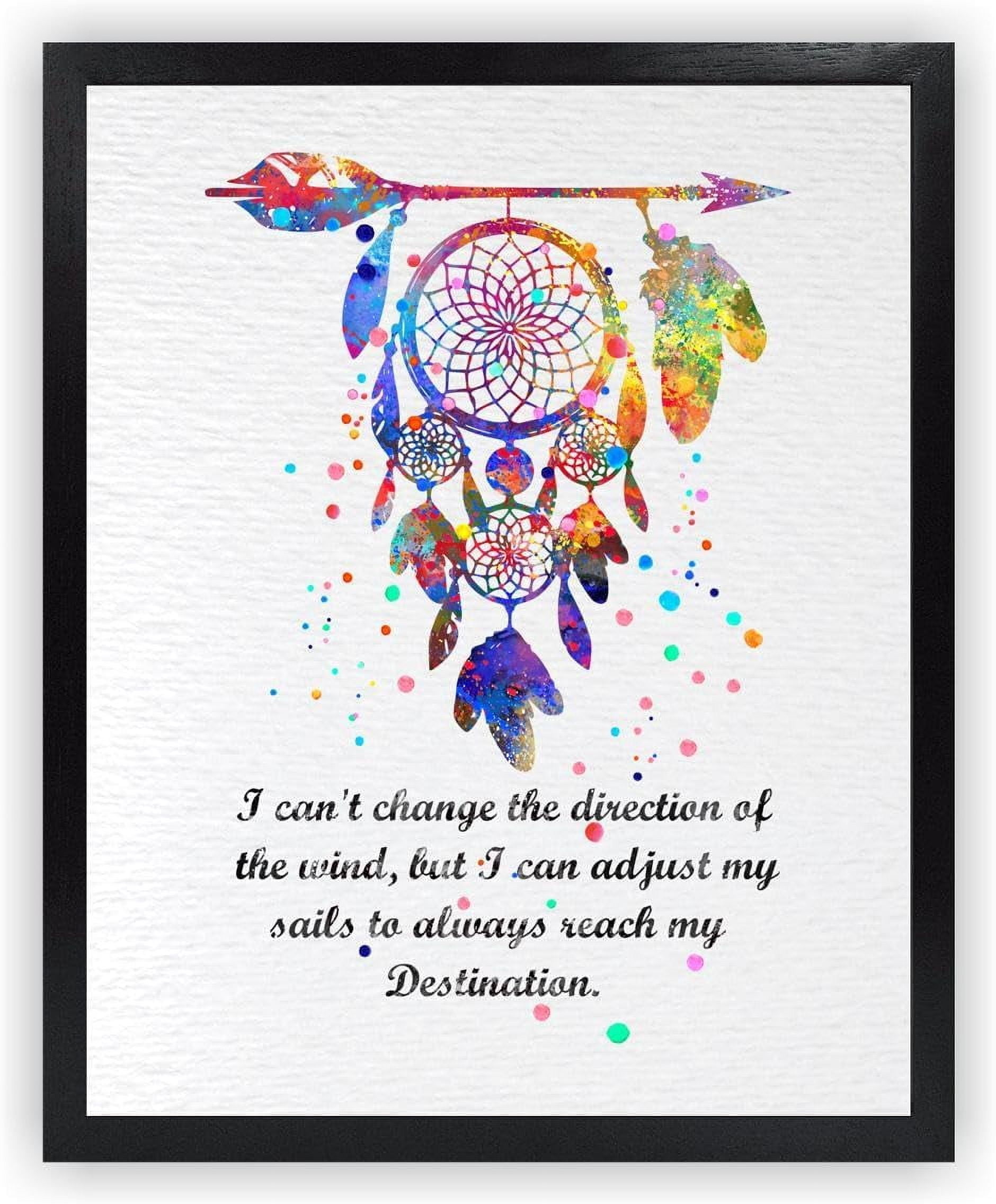 KSIW-11X14 UnUnframed Dreamcatcher Always Reach My Destination Native ...