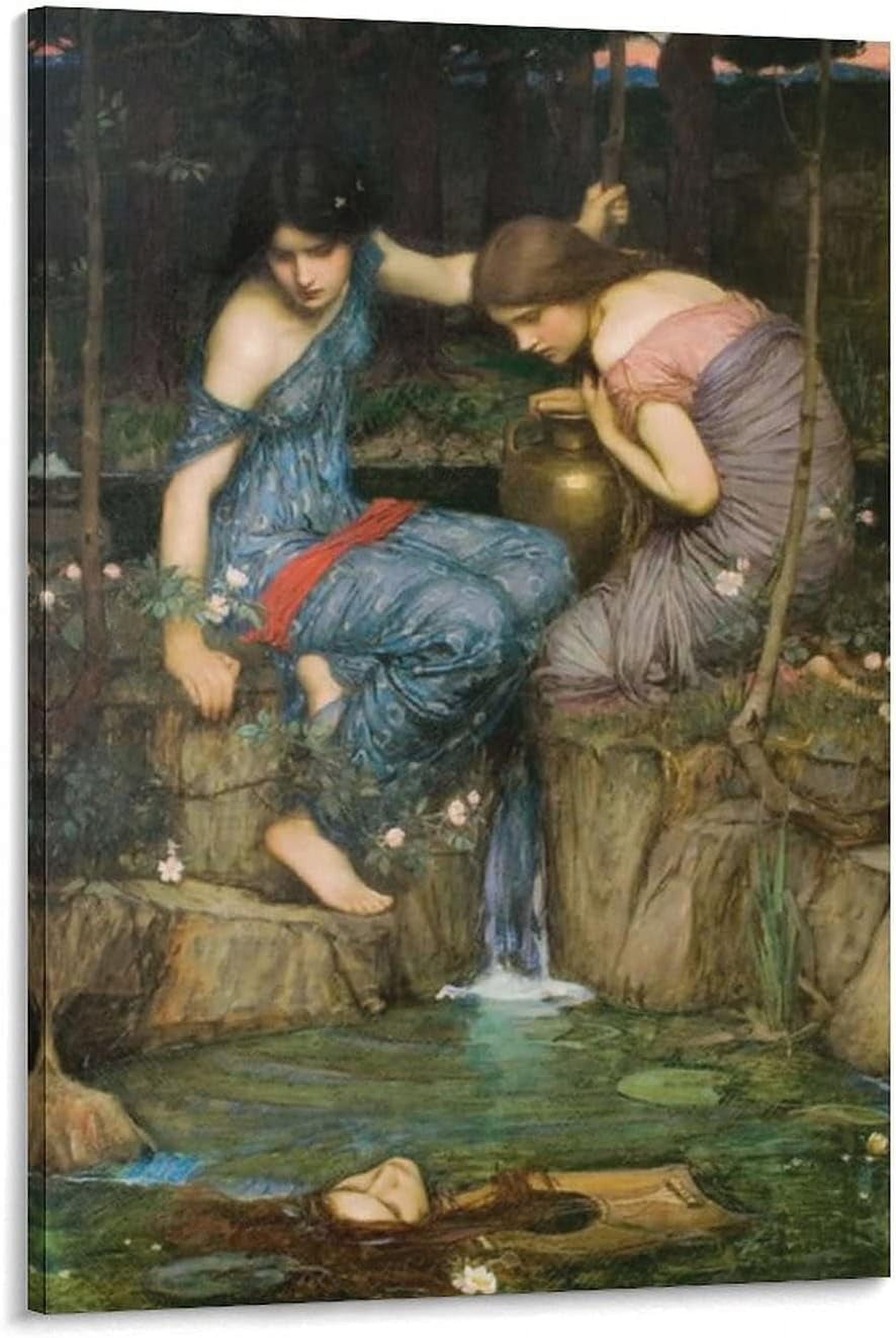 KSIW-27 Masterpieces by John William Waterhouse - Nymphs Finding The ...