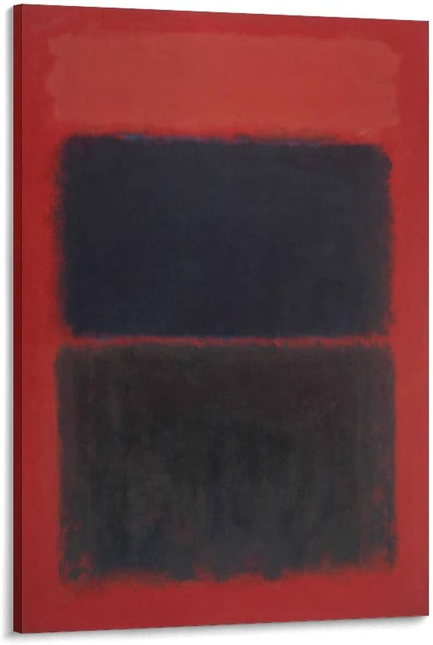 KSIW-32 Paintings by Mark Rothko - Marks Rothko - Light Red Over Black ...