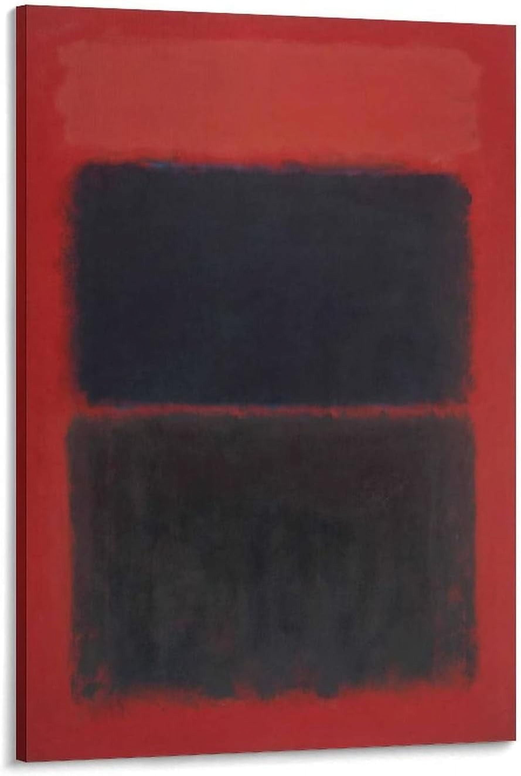 KSIW-32 Paintings by Mark Rothko - Marks Rothko - Light Red Over Black ...
