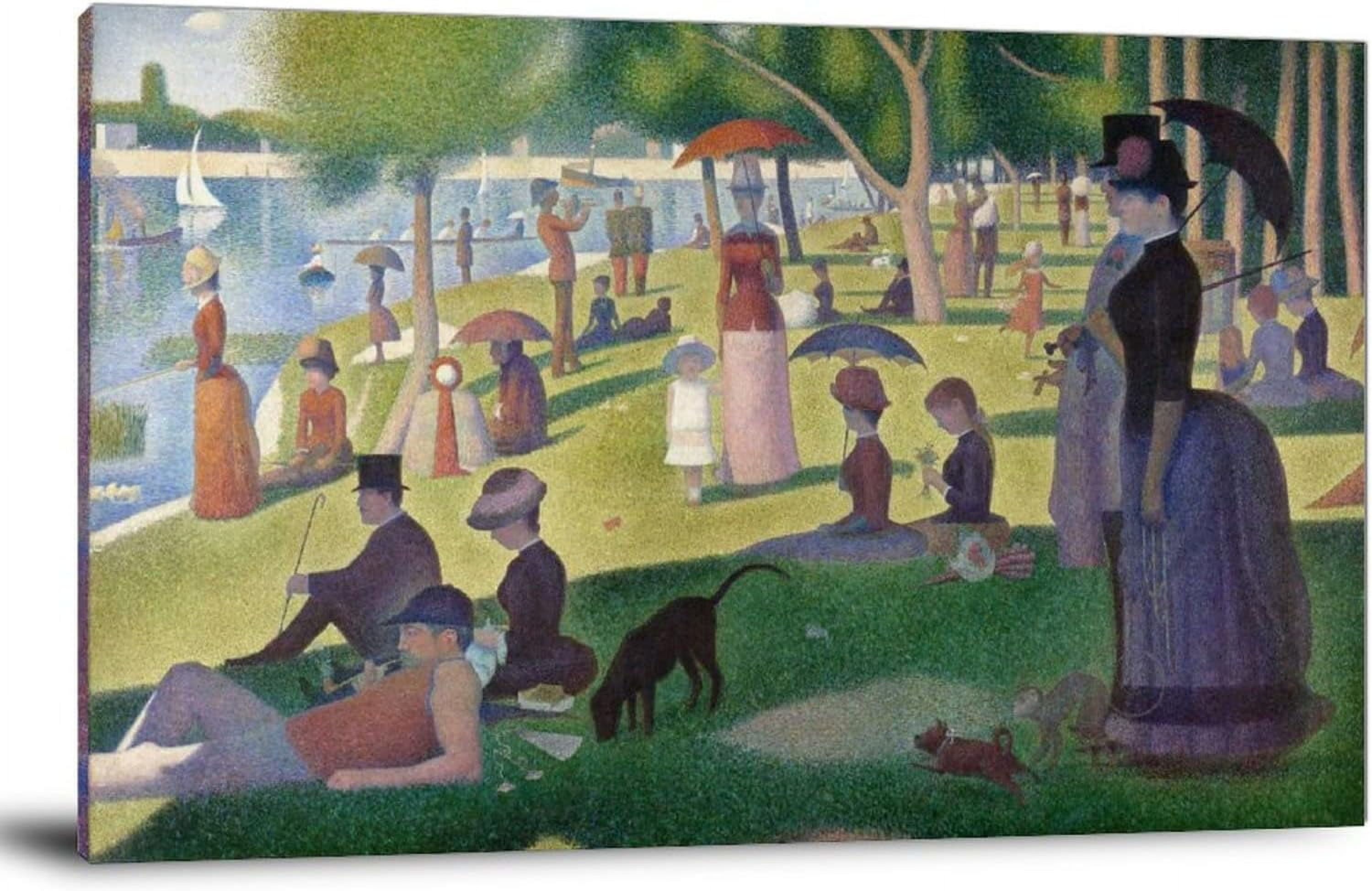 KSIW-50 Most Famous Paintings - Georges Seurat - A Sunday Afternoon on ...