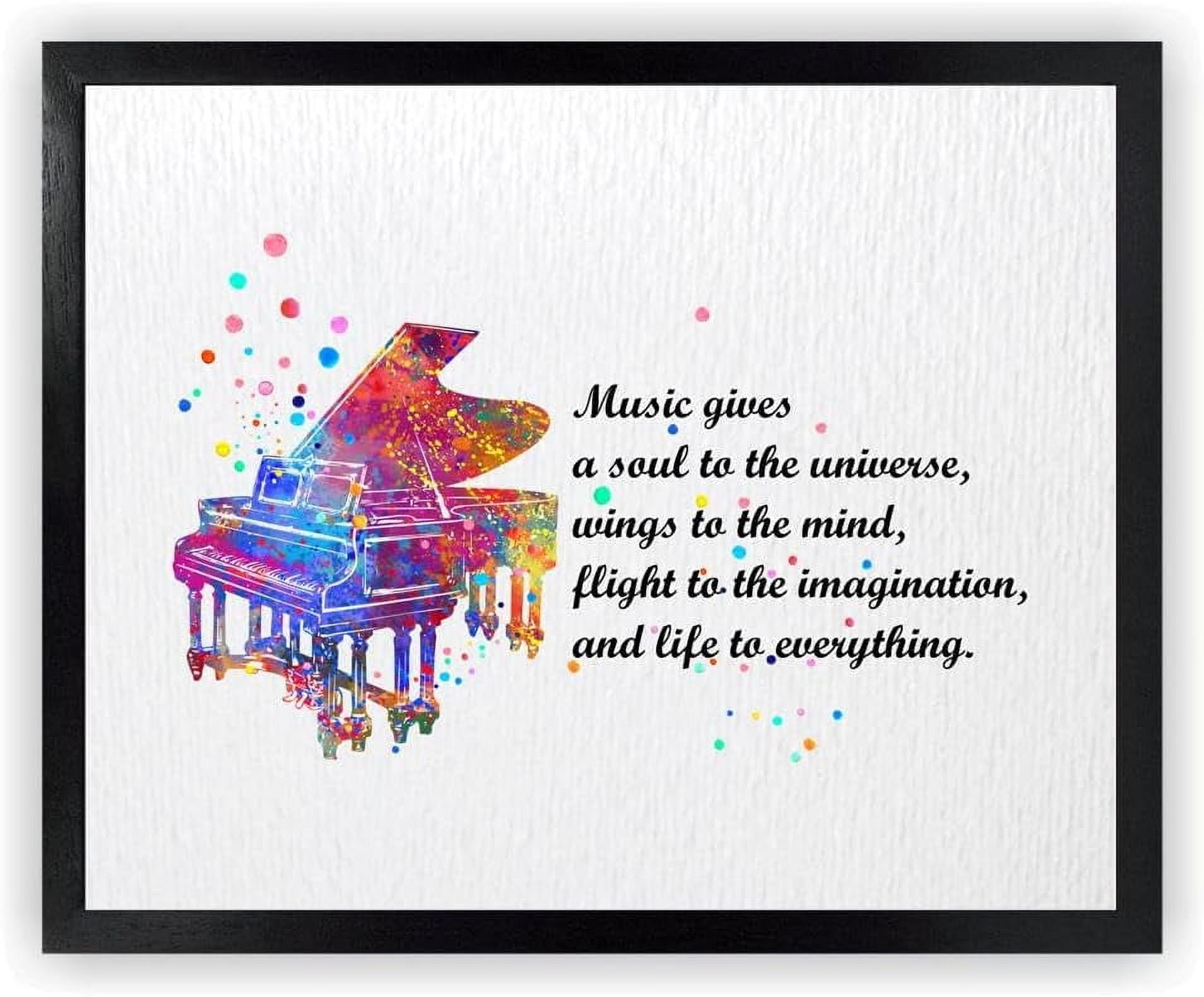 KSIW-8X10 Unframed Piano Music Gives a Soul to Universe Musician ...