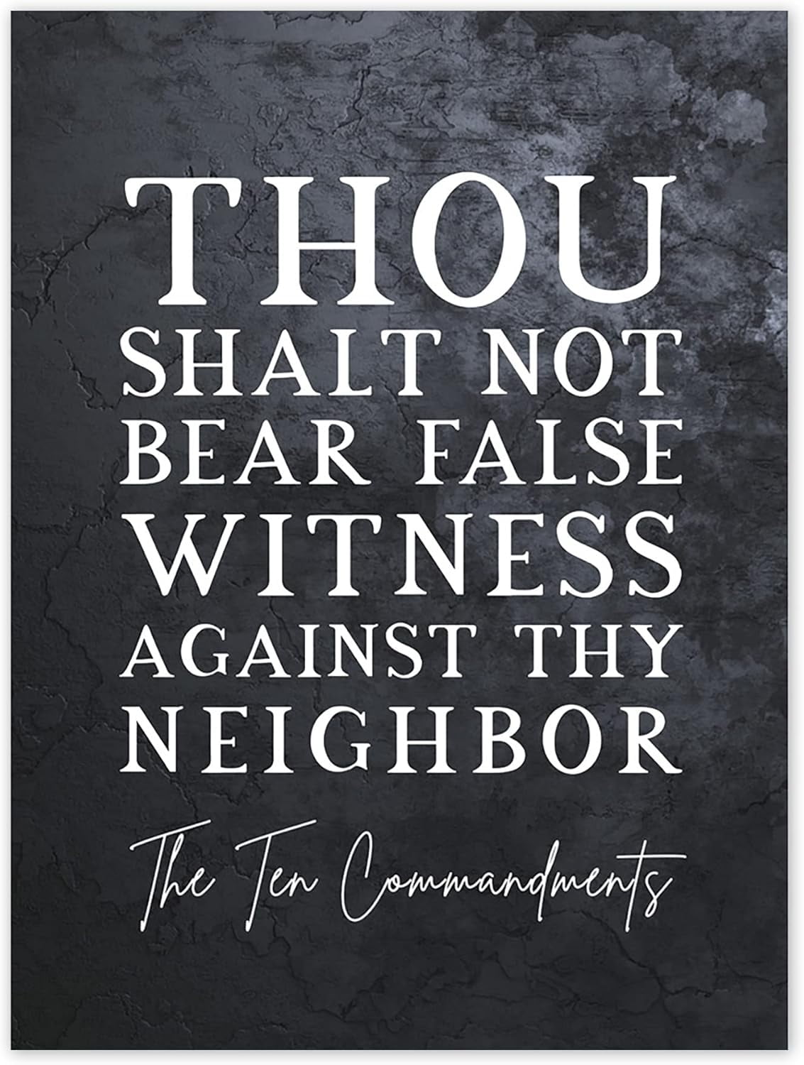 KSIW-Artery8 Ten Commandments Thou Shalt Not Bear False Witness ...