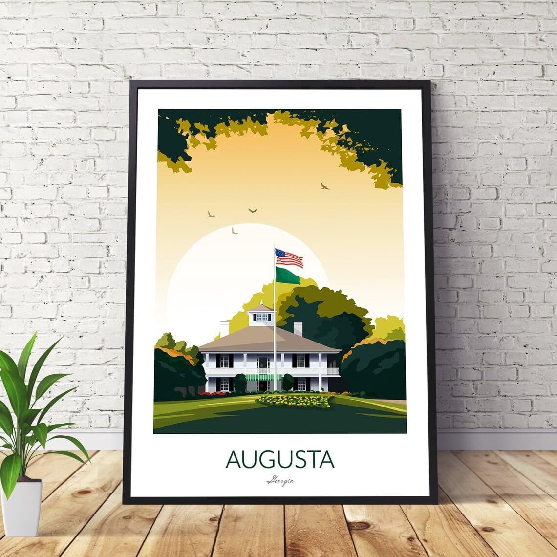 KSIW-Augusta National Golf Club Poster Prints, UnUnframed, Model Wall ...