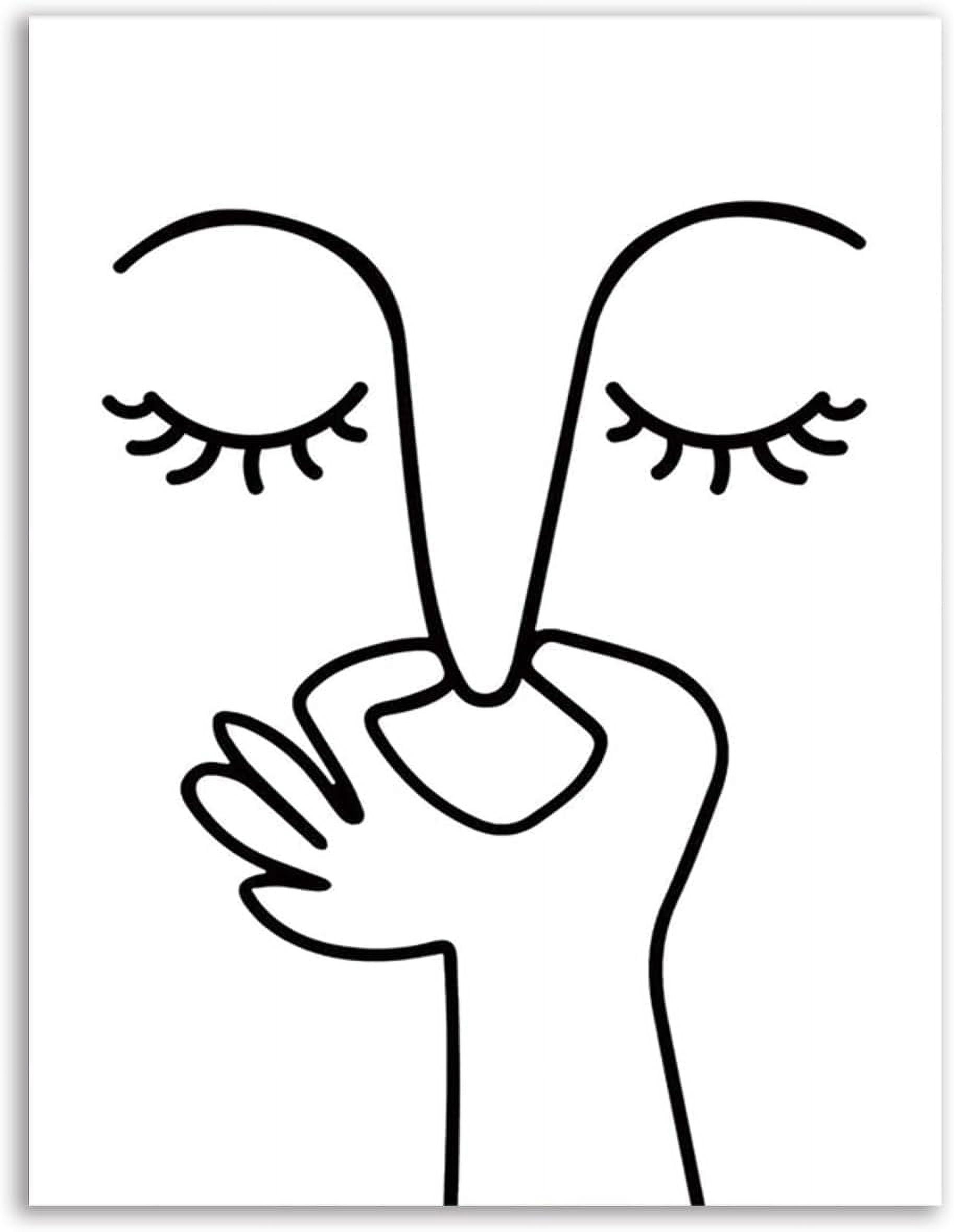 KSIW- Black and White Posters Bathroom Wall Decor Bad Smell Humorous ...