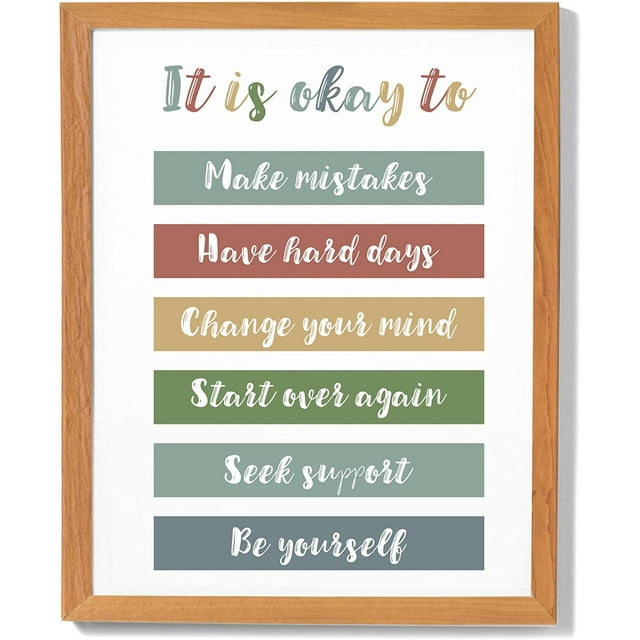 KSIW-Boho Classroom Decor, It Is Okay To Quotes, Playroom Decor ...