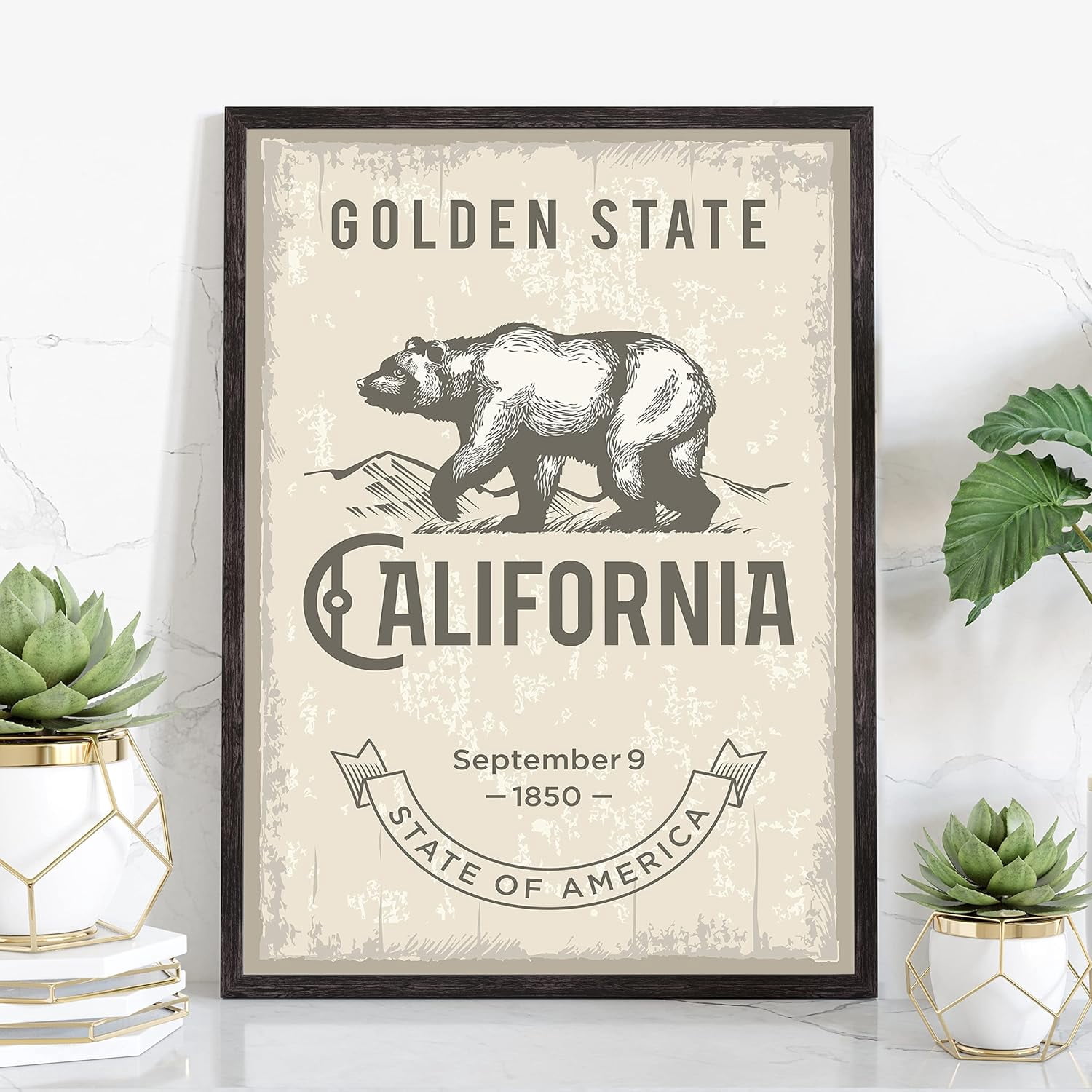 KSIW-California State Poster Print, California State Emblem Poster ...