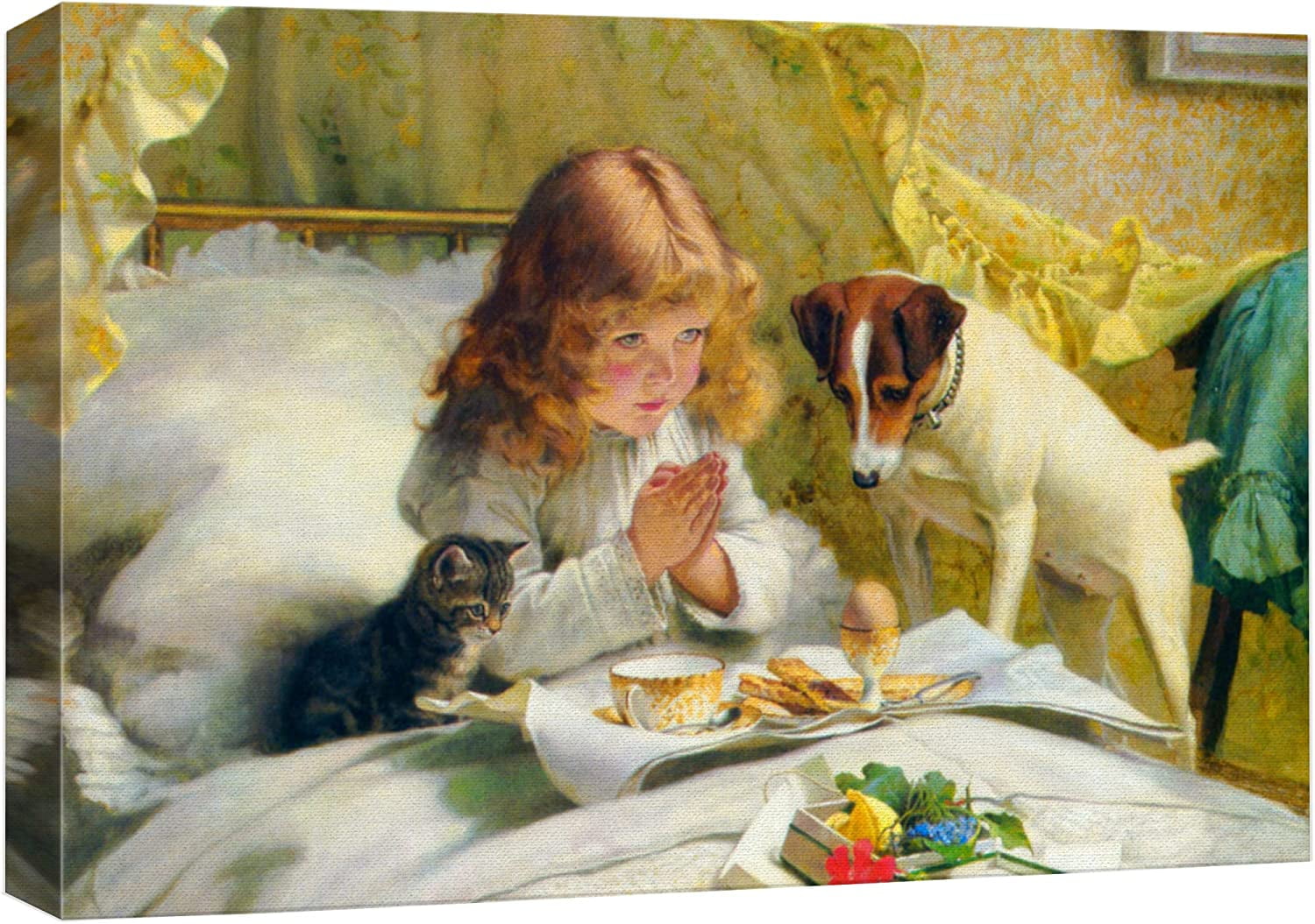 KSIW--Canvas Print Wall Art Suspense by Charles Burton Cultural People Oil Painting Fine Art ...