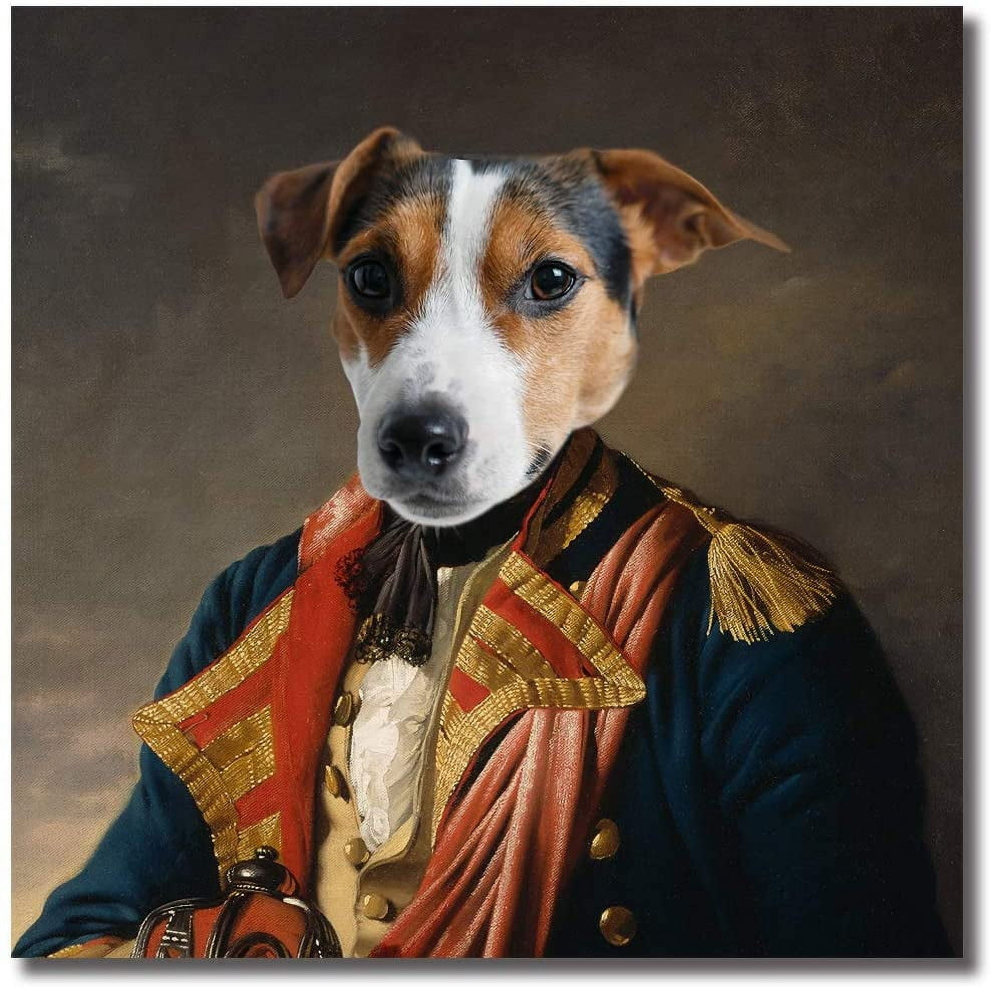 KSIW-Canvas Prints with Your Photos Wall Art Double Pet Portrait Custom ...