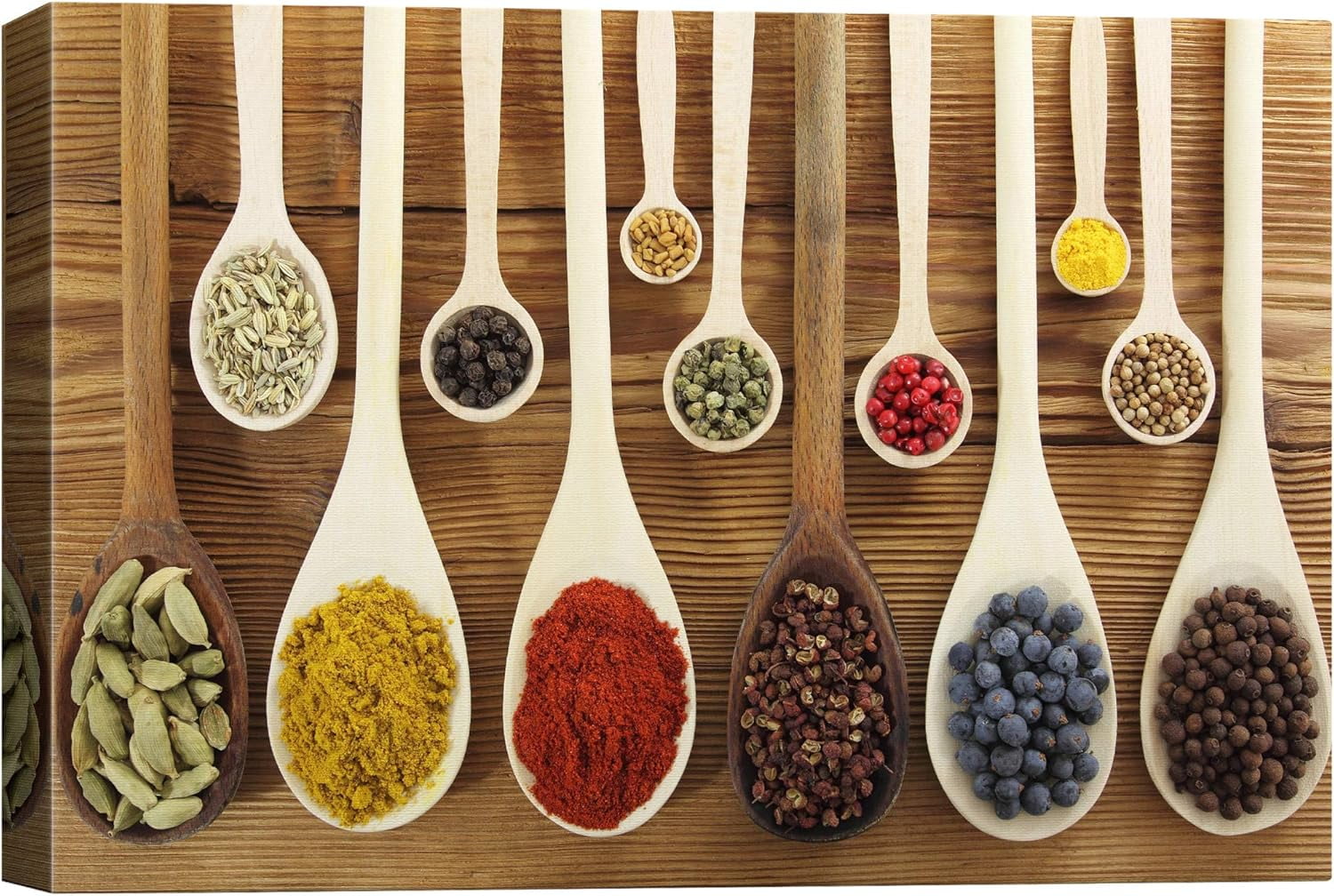 KSIW-- Canvas Wall Art - Kitchen Cooking Seasoning - Poster Giclee Wall ...