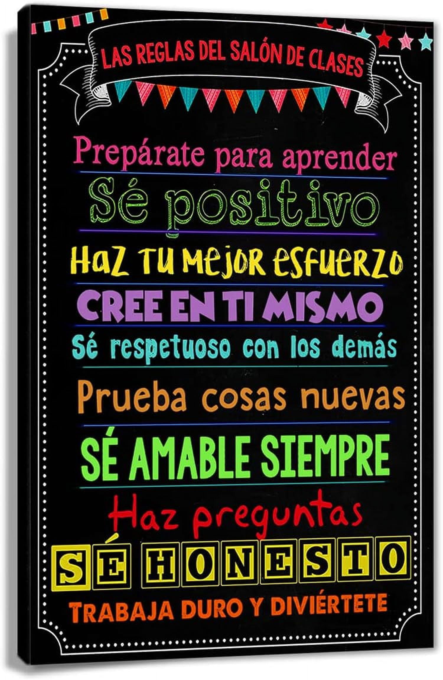 KSIW-Classroom Rules Wall Art Prints Las Reglas Del salón de clases ...