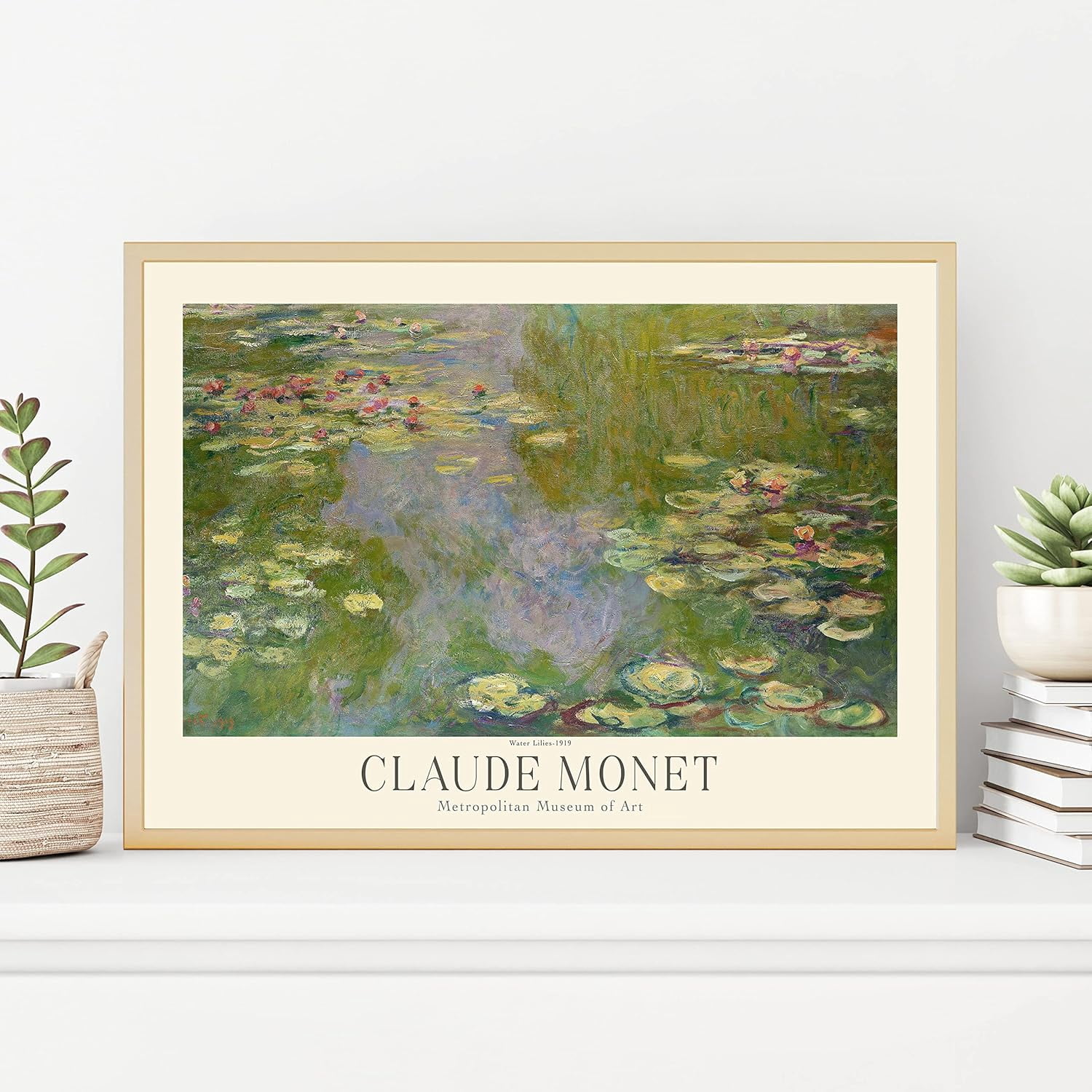 KSIW-Claude Monet Prints, Museum Gallery Exhibition Poster, Claude ...