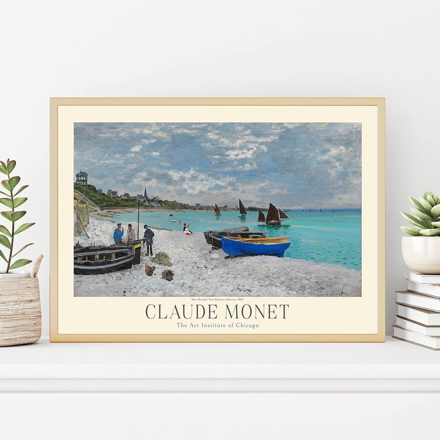 KSIW-Claude Monet Prints, Museum Gallery Exhibition Poster, Claude ...
