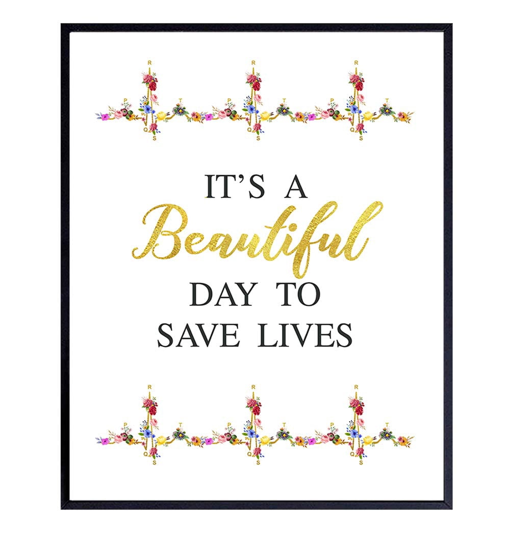 KSIW-Doctor Nurse Motivational Wall Art Poster - Hospital or Medical ...