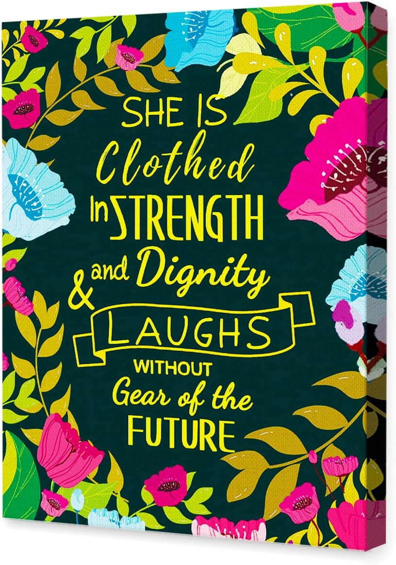 KSIW-Galatians 5:22-23 The Fruit of The Spirit Wall Art Canvas,Bible ...
