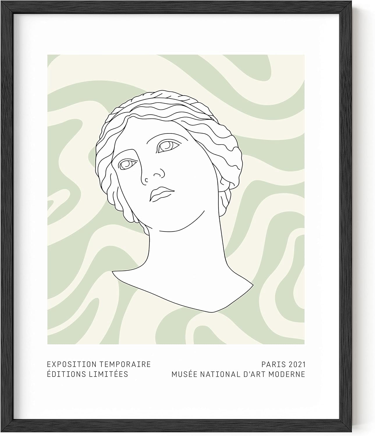 KSIW- Green Posters For Room Aesthetic, Wall Art Green Color, Green ...