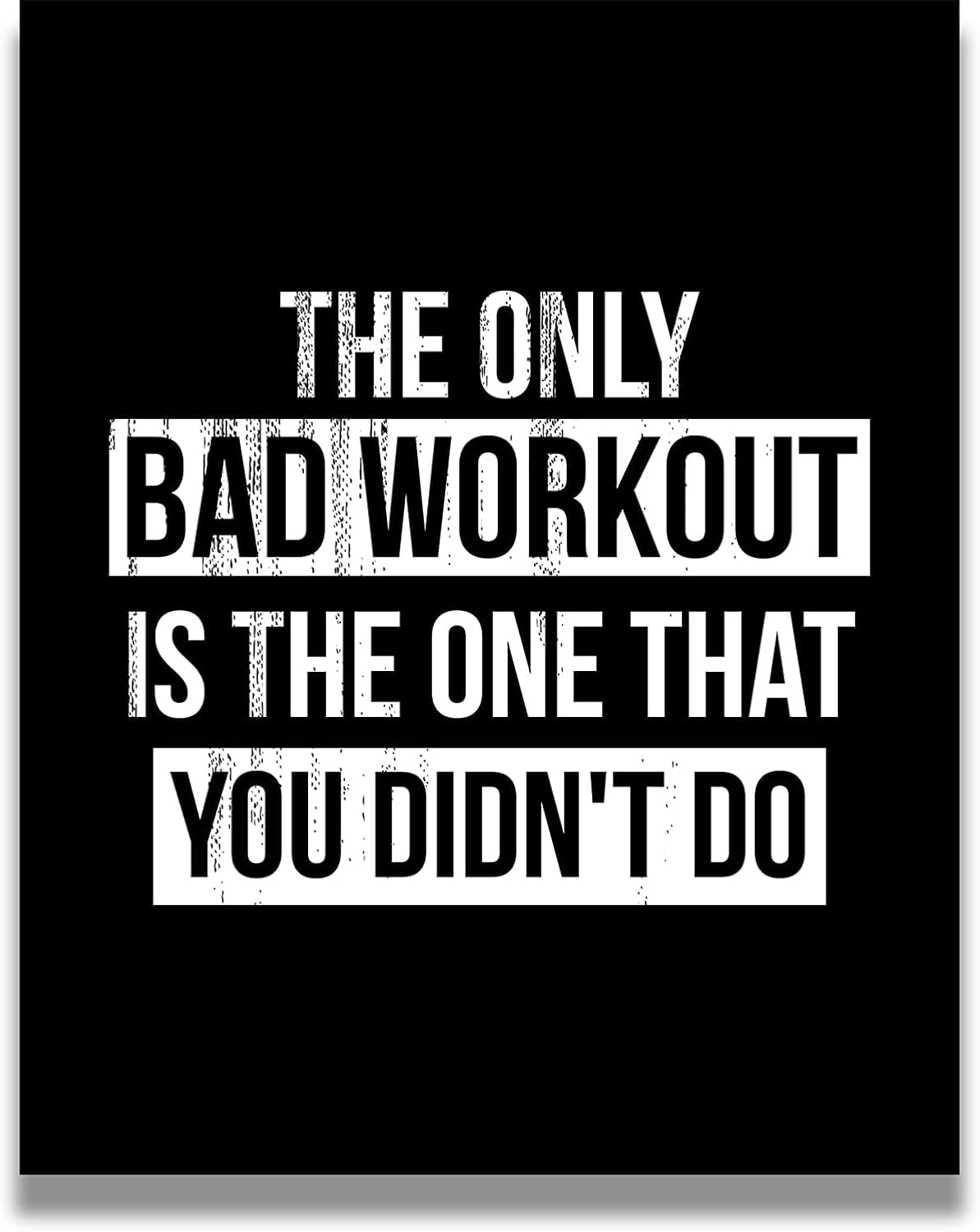 KSIW-Gym motivational wall art - man cave decor - sports art fitness ...