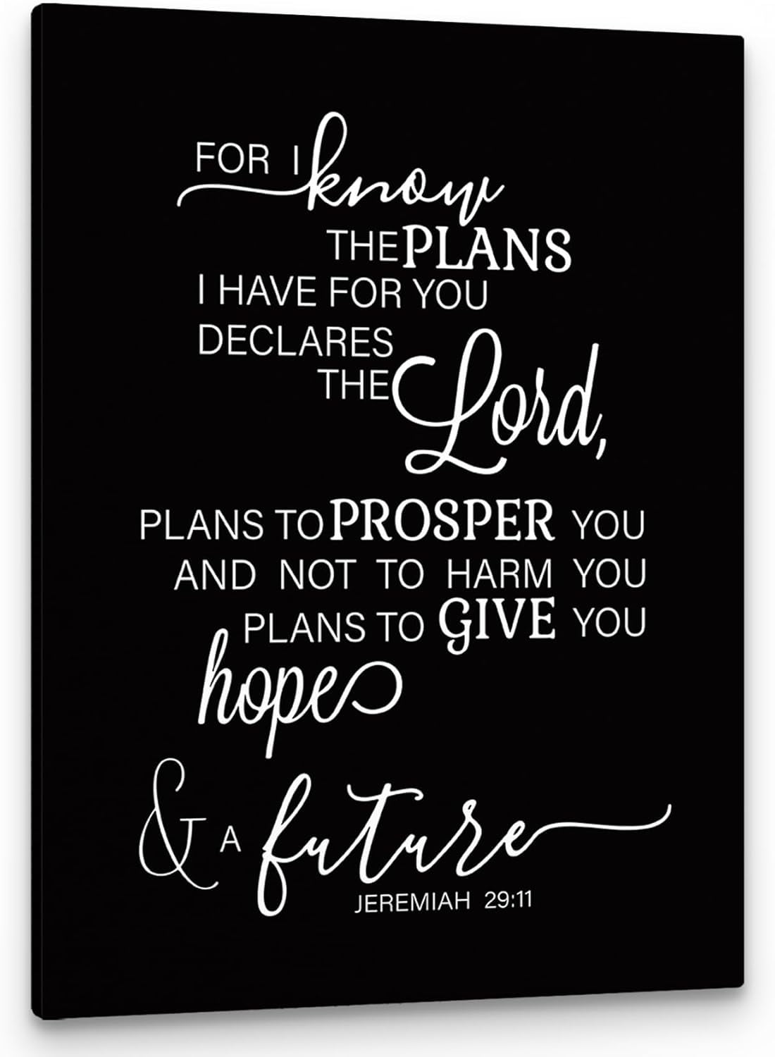 KSIW-Jeremiah 29 11 Wall Art, Christian Jeremiah 29:11 For I Know The ...