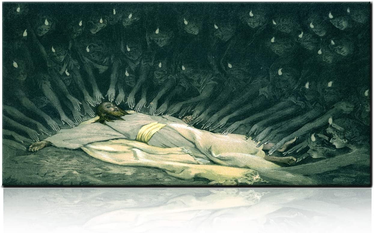 KSIW-Jesus in Gethsemane Paintings Extra Large Wall Pictures for Living ...