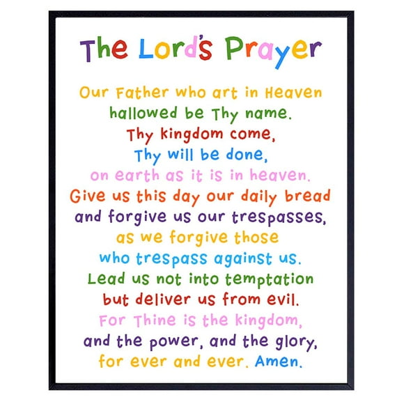 Lords Prayer Wall Art
