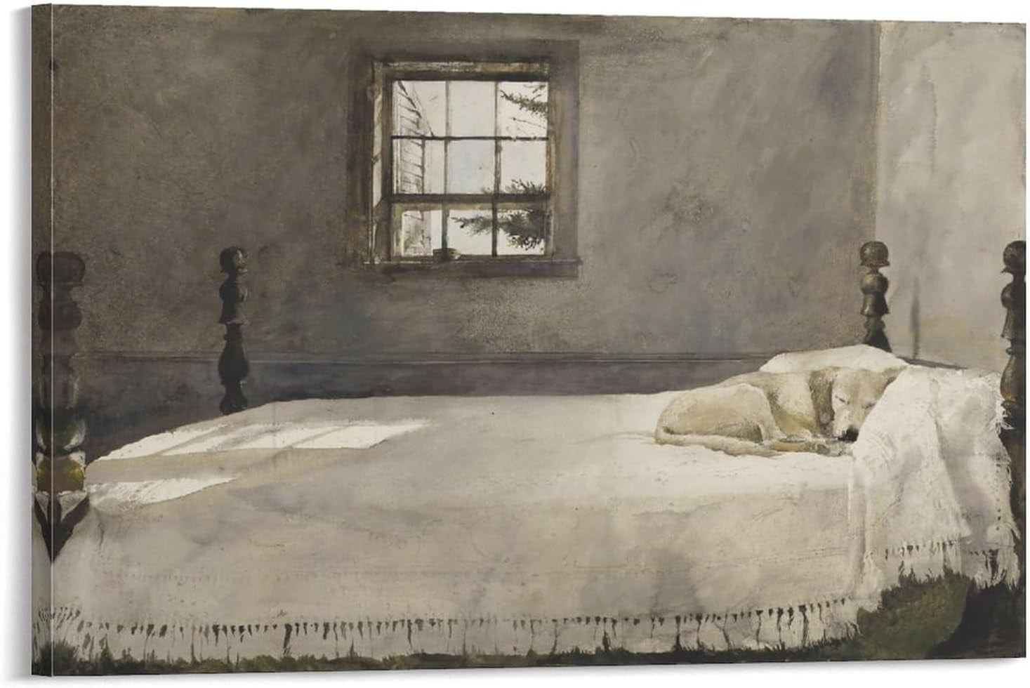 KSIW-Master Bedroom by Andrew Wyeth Realism Famous Painting Artist Posters Wall Art Paintings ...