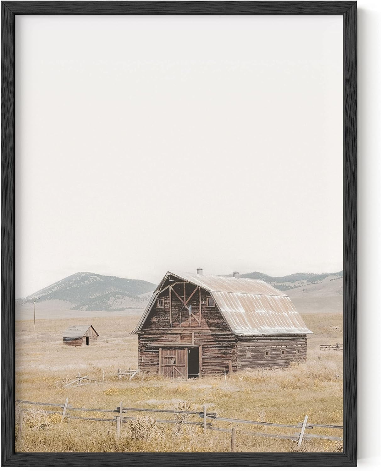 KSIW-Modern Farmhouse Wall Art - Old Barn Prints, Farm Scene Pictures ...