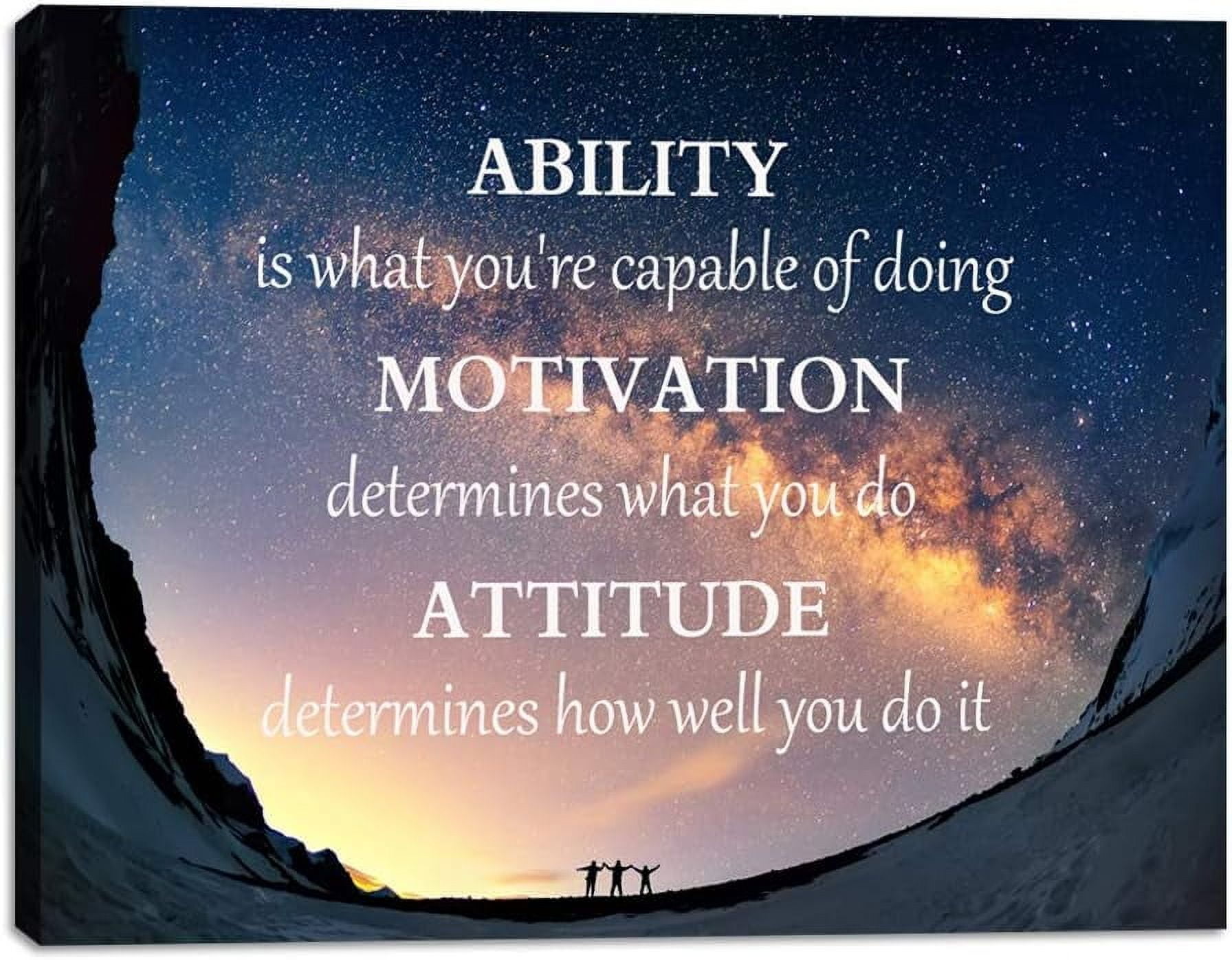 KSIW-Motivational Wall Art Prints Positive Quotes Inspirational Success ...