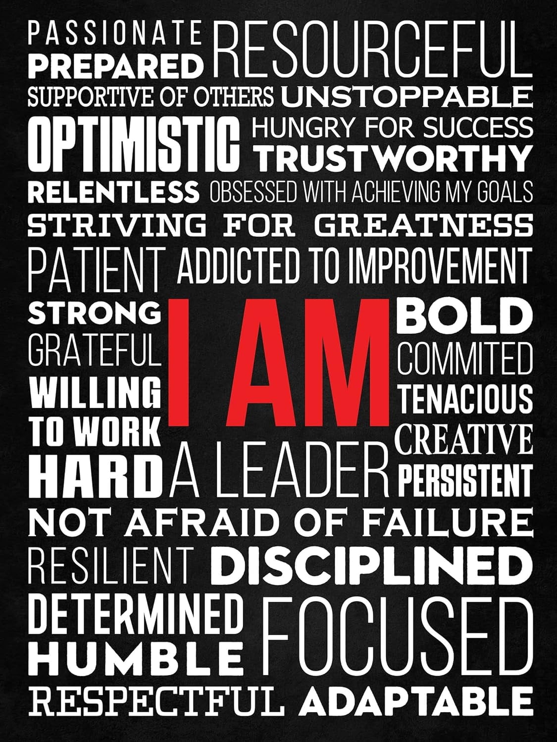 KSIW-Office Wall Art Motivational Poster - 12 x 16 Inches Inspirational ...