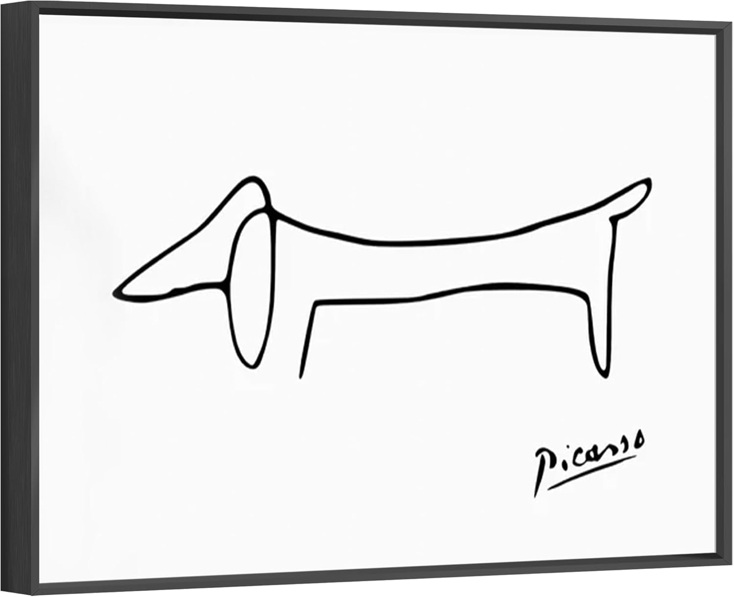 KSIW-Picasso Wall Art The Line Dog Art Print Picasso Artwork Picasso ...