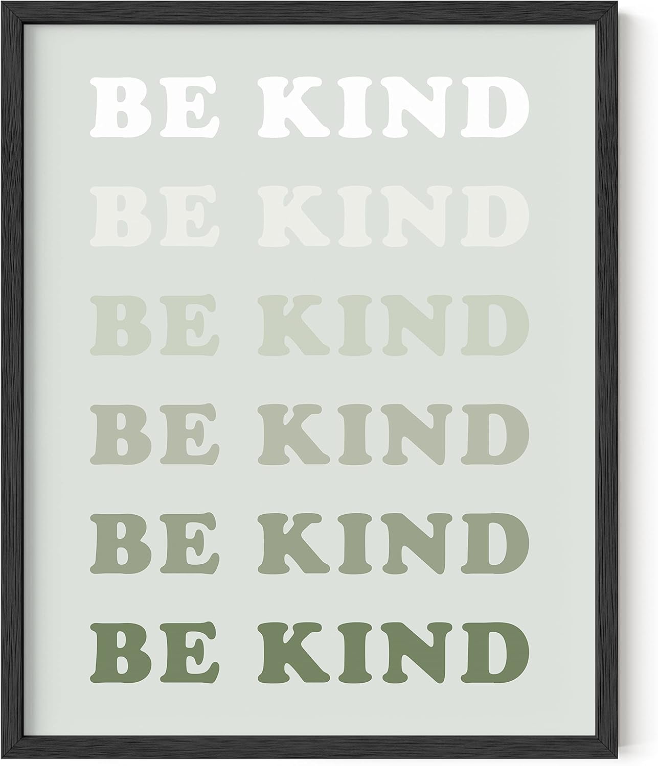KSIW-Positive Quotes Wall Decor - Be Kind Poster Quotes Wall Art ...