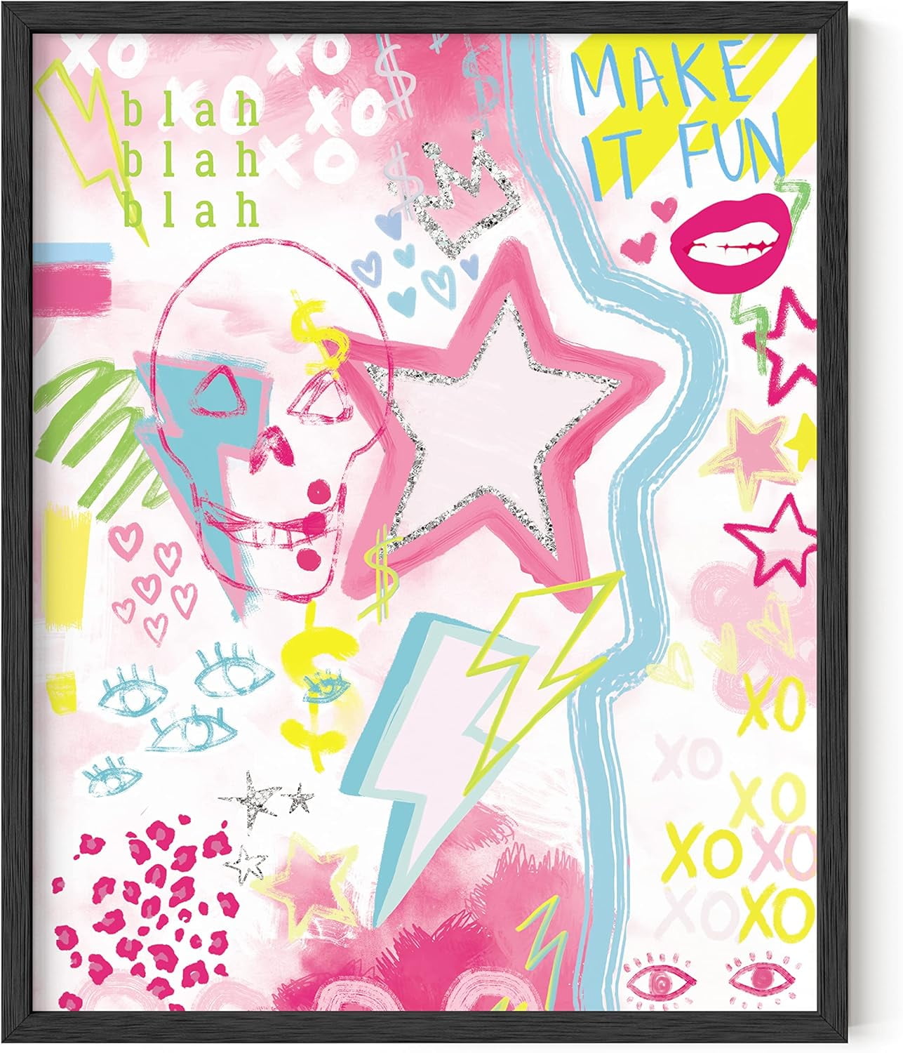 KSIW-Preppy Wall Decor Aesthetic Poster - Pink Pictures Wall Decor Dorm ...