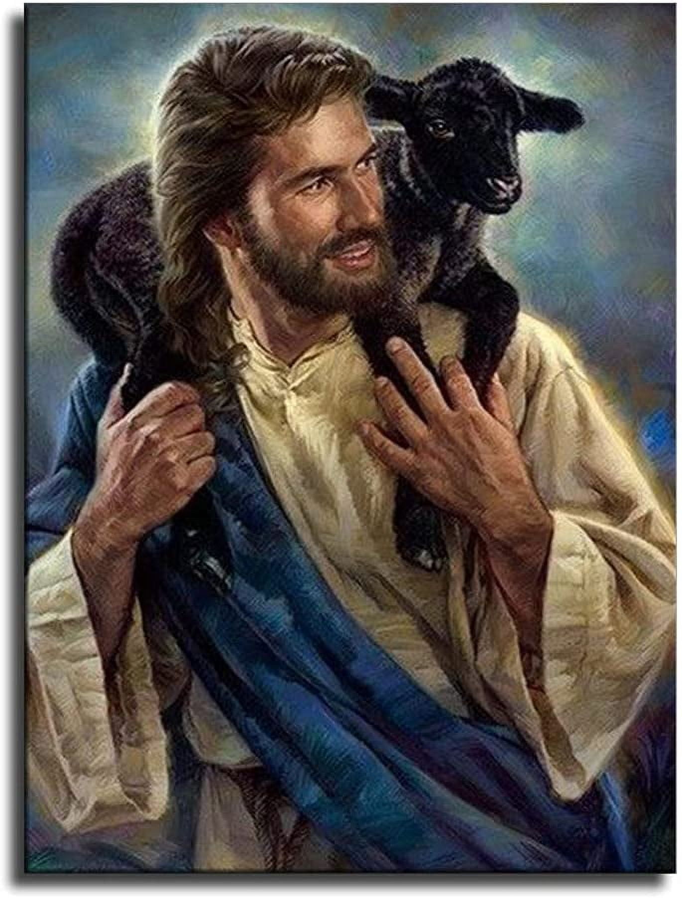 KSIW-The Good Shepherd Jesus Christ Poster Picture Canvas Wall Art ...