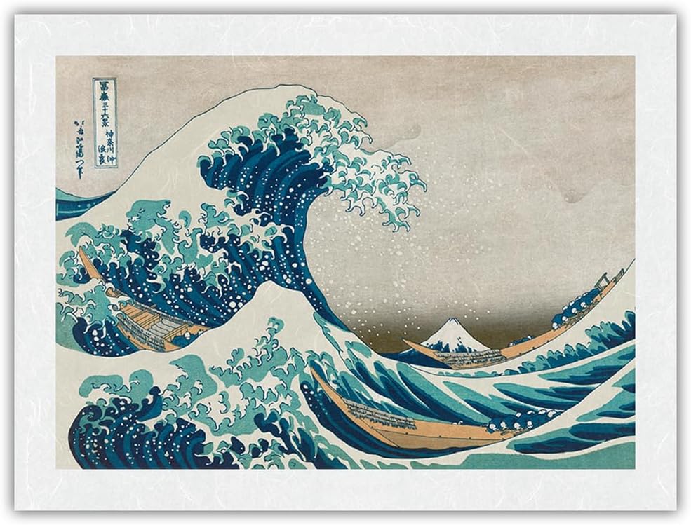 KSIW-The Great Wave off Kanagawa - Mount Fuji - Vintage Japanese ...